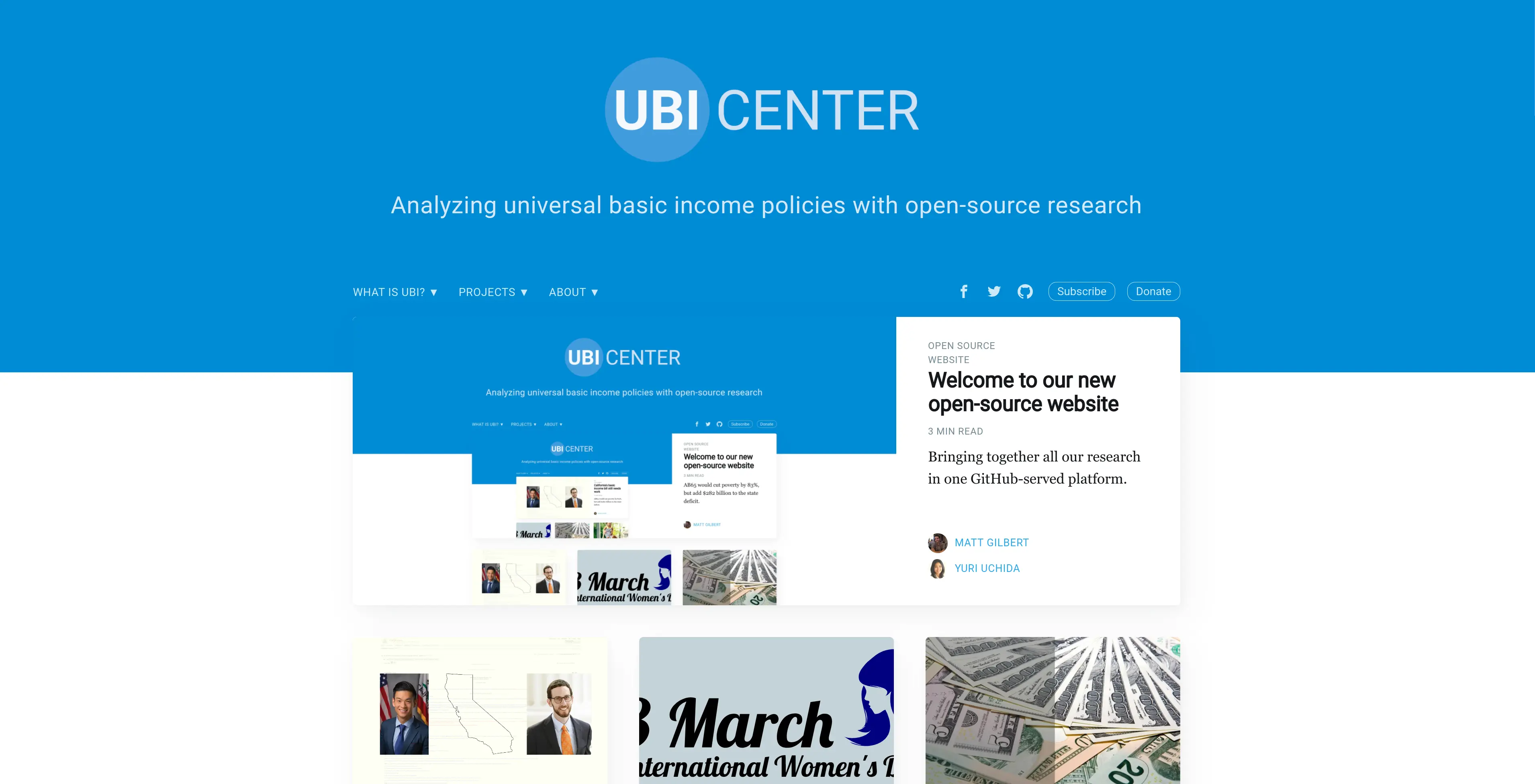 Welcome to our new open-source website